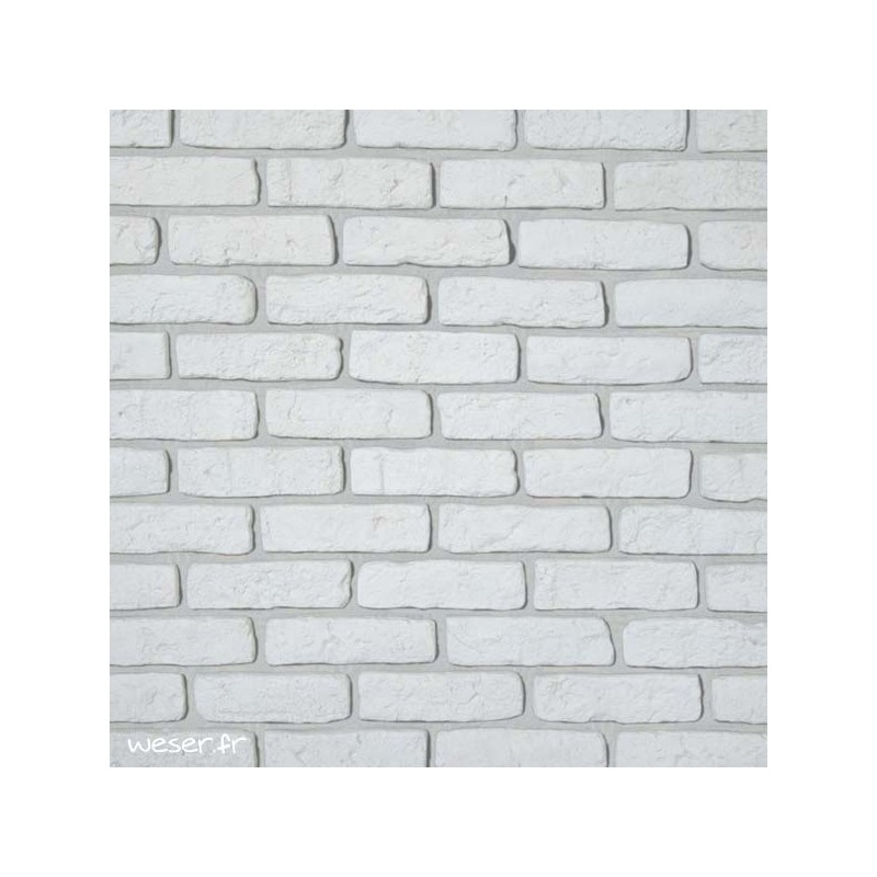 Parement mural Granulit Blanc 20x5x1,1cm 1m²